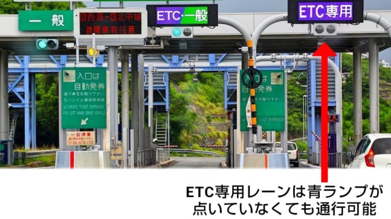 高速道路：出入口（料金所）の表示とETC関連の標識 | バイク用品 研究所
